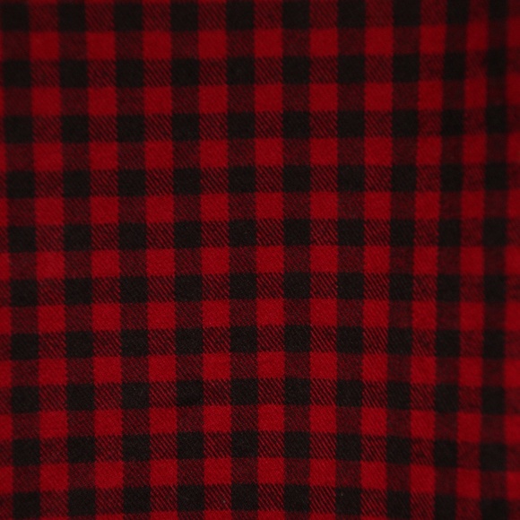 A.Z. Vintage | Shirts | Azvintage Red Checkered Plaid Flannel Shirt Sz ...